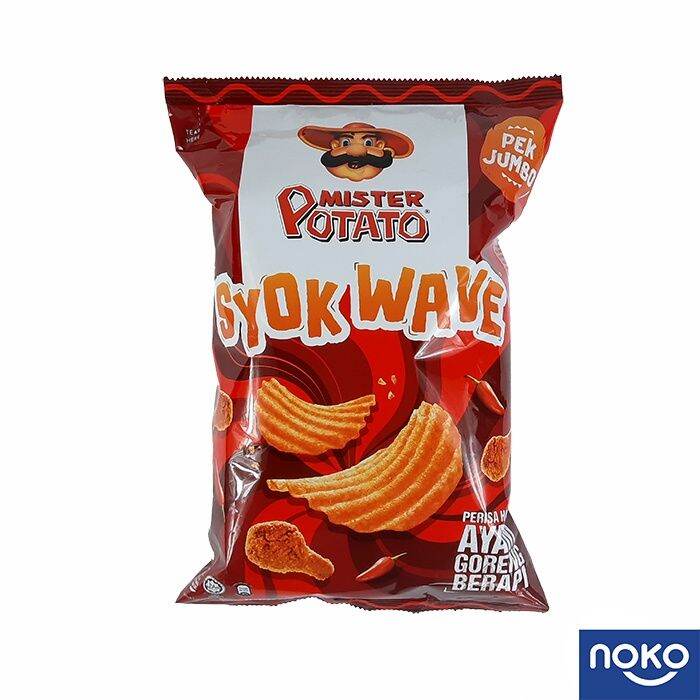Mister Potato Syok Wave Fiery Fried Chicken (140g) Chips | Crsips ...