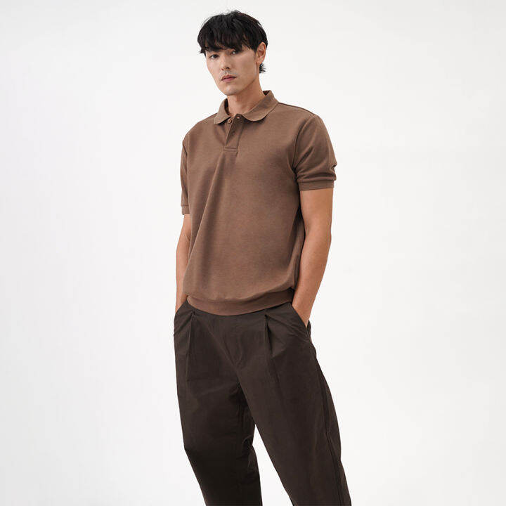 BOCU Ribbed Collar Polo With Hem Band for Men - The New Standard ...