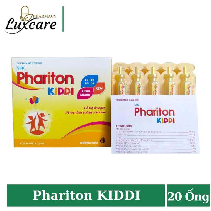 Phariton KIDDI giảm biếng ăn ở trẻ giúp ăn ngon, tăng cường đề kháng ...