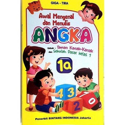 Buku Awal Mengenal dan Menulis Angka 1 A ORIGINAL KERTAS HVS | Lazada ...