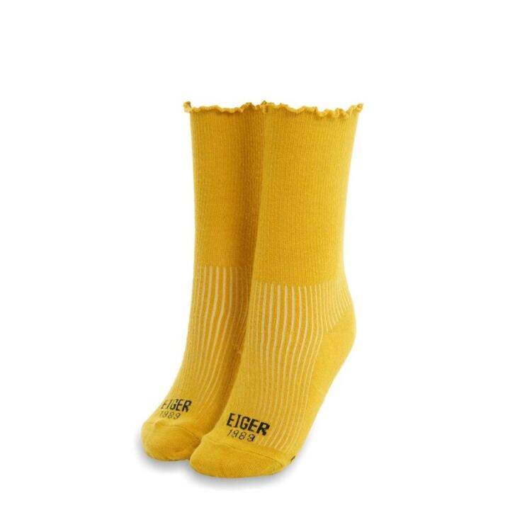 KAOS KAKI WANITA EIGER FIORA SOCK YELLOW MID CUT WS - YELLOW | Lazada ...