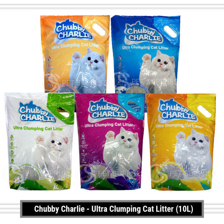 FASHION ELEMENTS-CHUBBY CHARLIE 10L ULTRA CLUMPING CAT LITTER | Lazada PH