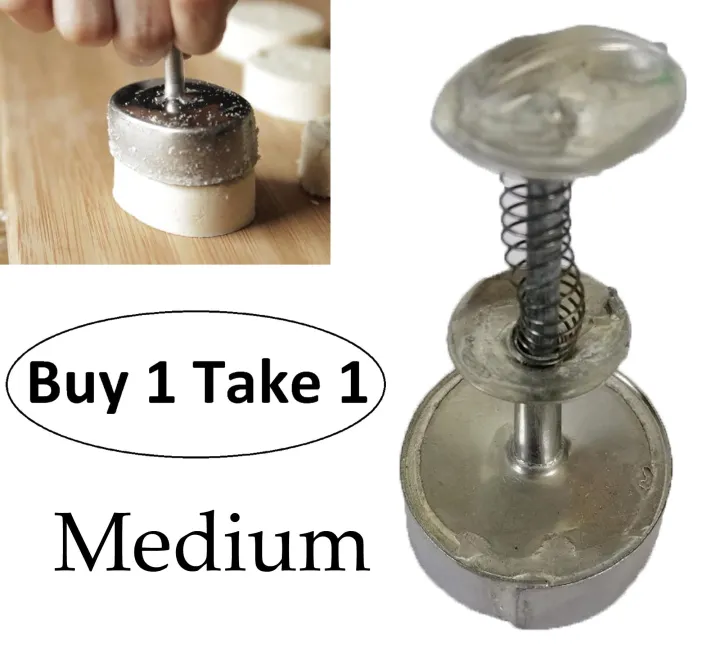 BUY 1 TAKE 1 Stainless Steel Polvoron Molder Cutter | Lazada PH