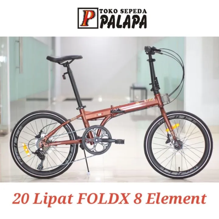 SEPEDA LIPAT 20 FOLD X 8 FOLDX X8 8X FOLDING BIKE By Element | Lazada Indonesia
