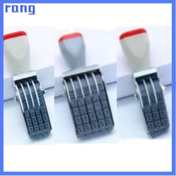 RANG Personalized Number Stamp 3 ,4 or 5 Digit Number Changeable Roller ...