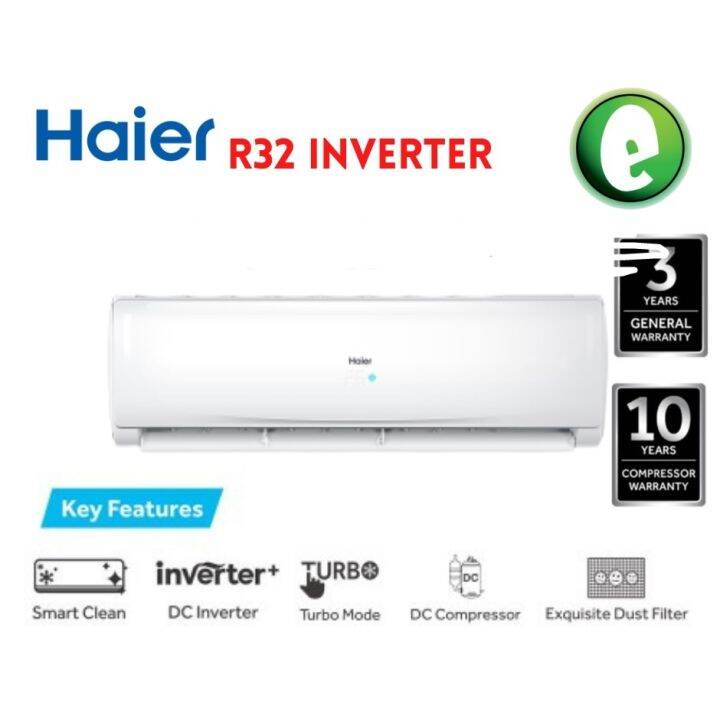 HAIER INVERTER CLEAN COOL PRO(ACS)SERIES - R32 Refrigerant | Lazada