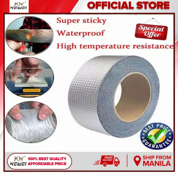 Aluminum Foil Adhesive Tape Butyl Rubber Foil Self Adhesive High ...
