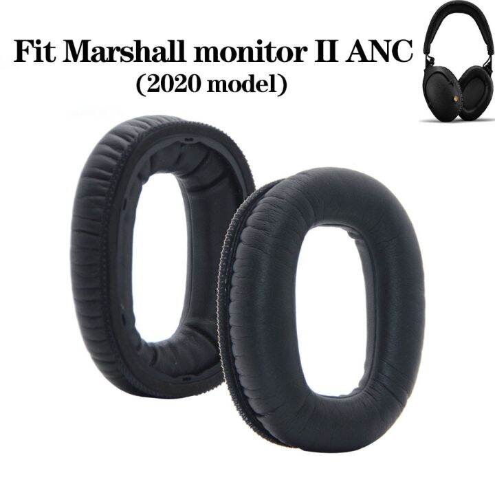 อะไหล่แผ่นรองหูฟังสำหรับ Marshall Monitor II ANC/ Monitor 2 ANC แผ่นปิด ...