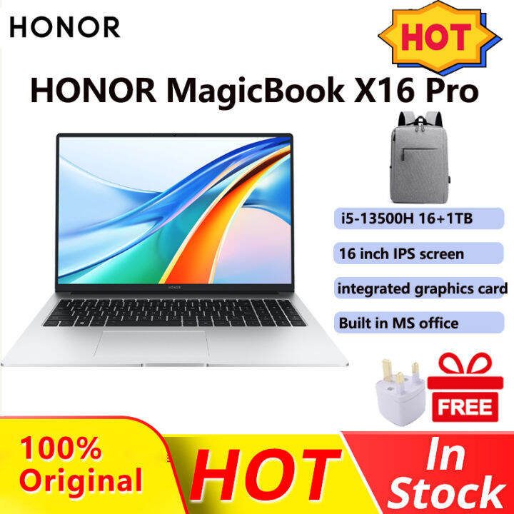 【Ready Stock】2023 NEW R7-7840HS Honor MagicBook X 16 Pro 16” Laptop/ 13th Core i5-13500H 16GB ...