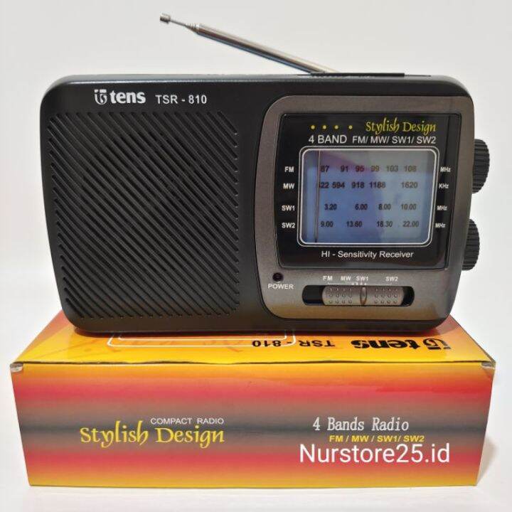 RADIO TENS TSR-810 FM AM MW SW1 SW2 4 BAND RADIO PORTABLE/RADIO PORTABLE TENS TSR-810 4 BAND FM ...