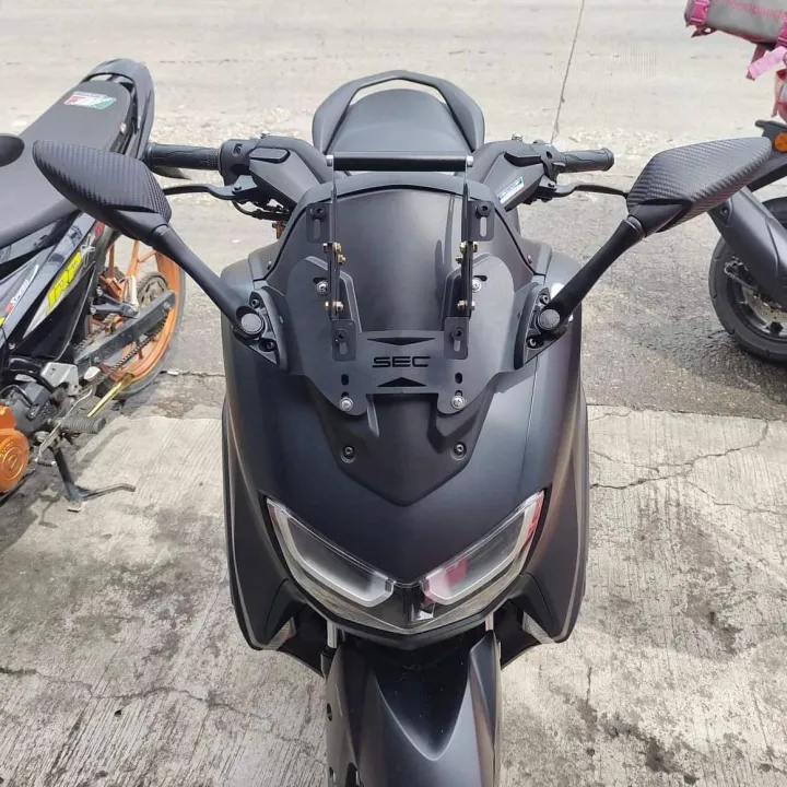 NMAX V1 V2 SEC X3 Bracket for Windshield Visor Side Mirror w CP Holder ...