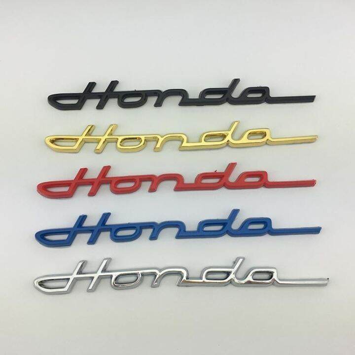 Cursive letter logo for Honda CRV Accord CIVIC CITY Fit Rear emblem ...