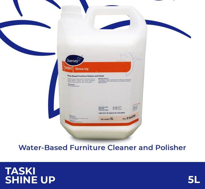 Diversey Taski Shine Up Furniture Polish Cleaner 5L | Lazada PH