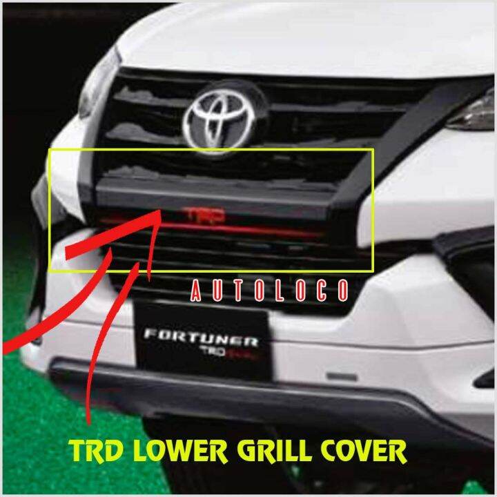 TRD Front Lower Grill Garnish for Toyota Fortuner 2016 - 2020 | Lazada PH