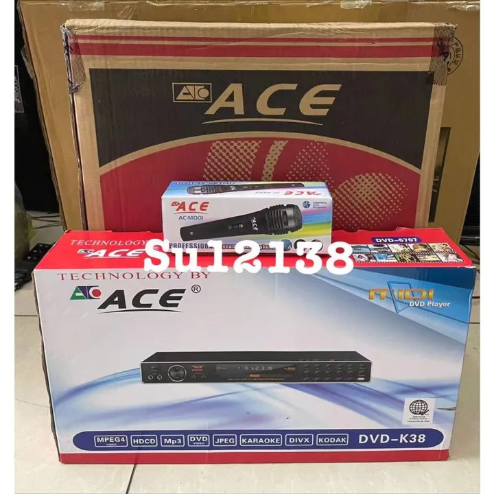 Ace karaoke set Professional Sub-woofer Speaker Amplifier with karaoke ...