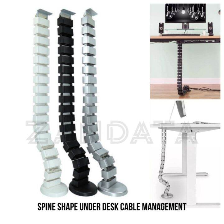 【COD】 1200mm Spine Shape Cable Management Square Line Pipe for Height ...