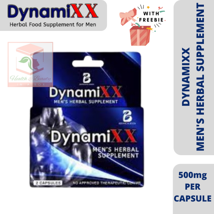 BOTANICAL BOON Dynamixx Herbal Food Supplement for Men 500mg | Lazada PH