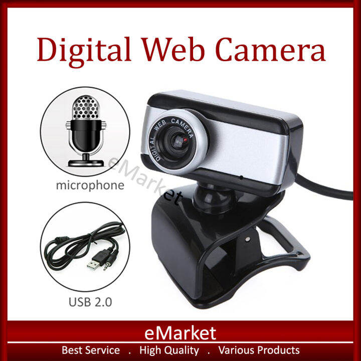 Kamera PC Laptop dengan Mic A3 / Digital Webcam USB 2.0 / Adjustable ...