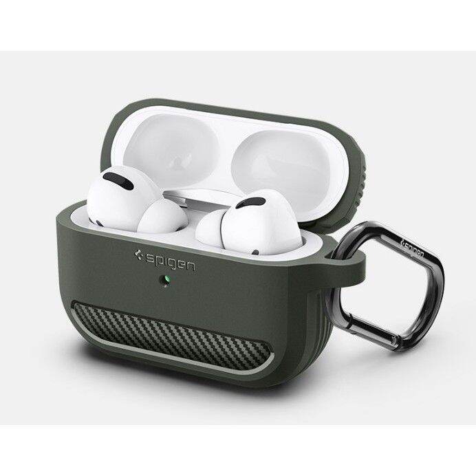 [SPIGEN] AIRPODS PRO CASE KEYRING CASE RUGGED ARMOR | Lazada PH
