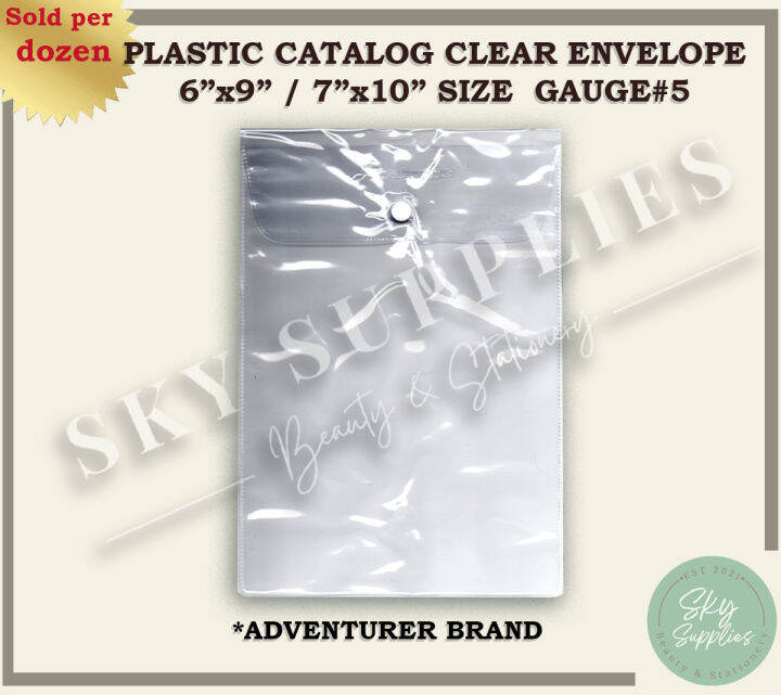 12pcs Clear Plastic Envelope 6"x9"/7"x10" | Lazada PH