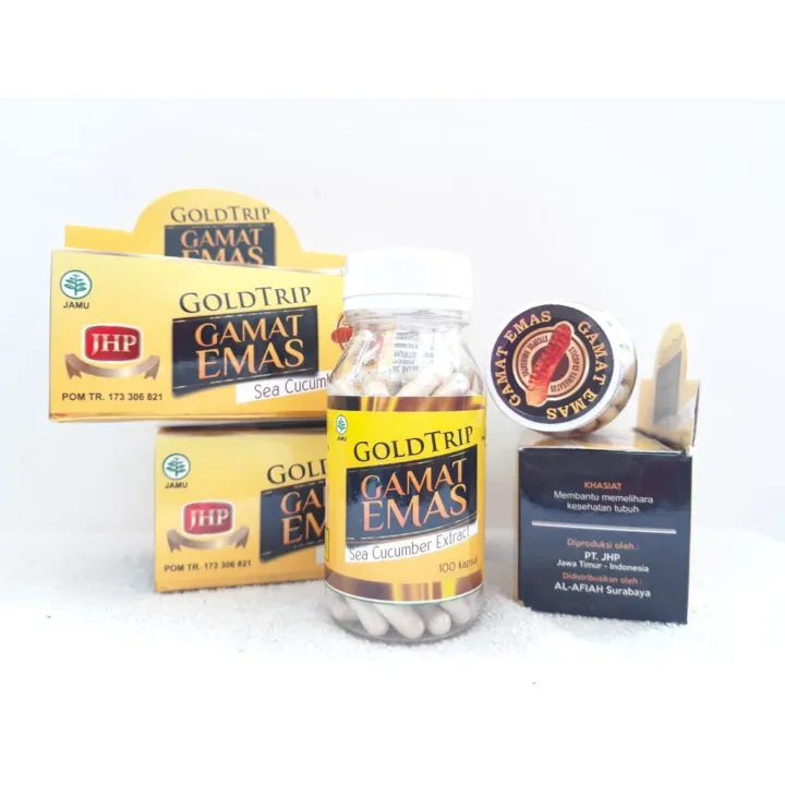 Gamat Emas Gold Trip Kapsul Jelly Gamat Kapsul Goldtrip - Jelly Gamat ...