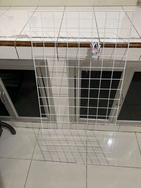 COD-Jaring Ram Dinding Ukuran 45x95cm Gantungan Hook Ram Display ...