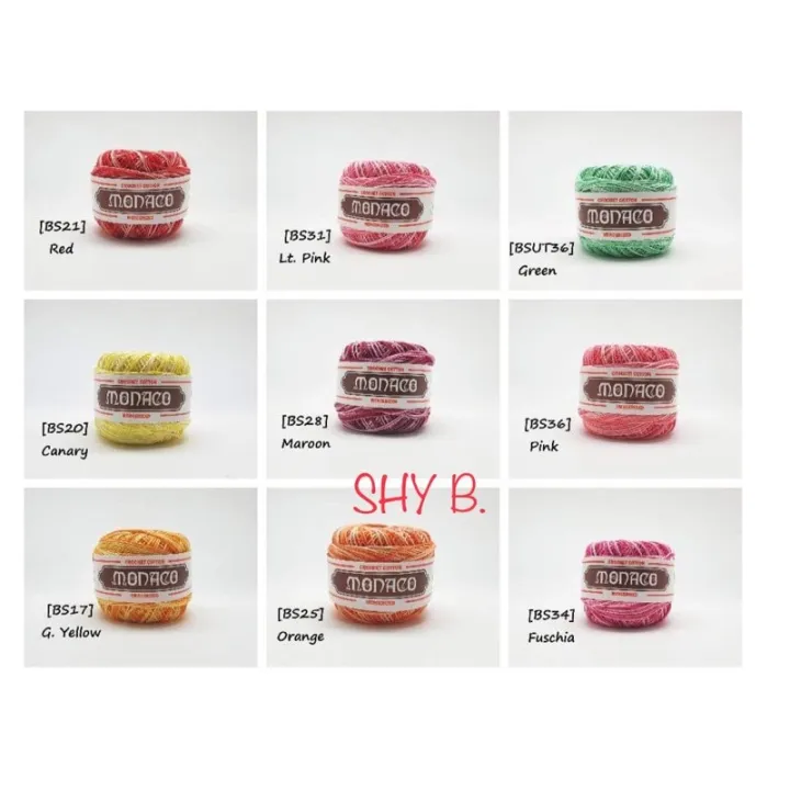Monaco Crochet Threads Shaded | Lazada PH