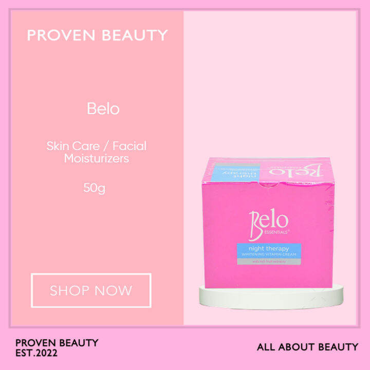 BELO Night Therapy Whitening Cream | Lazada PH