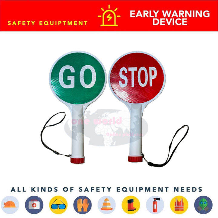 Stop & Go traffic signage REVERSIBLE Top Quality Road Safety Traffic ...
