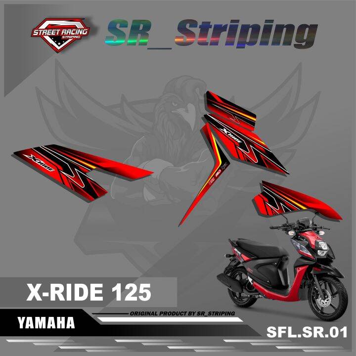 Striping X-Ride 125 - Sticker Striping Variasi Motor X-Ride 125 Motif ...