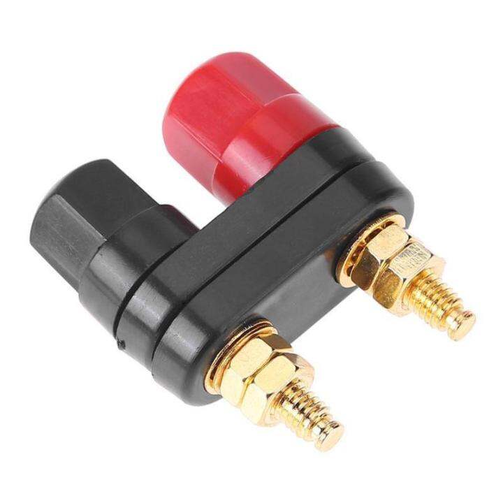 New Arrival Banana plugs Couple Terminals Red Black Connector Amplifier ...