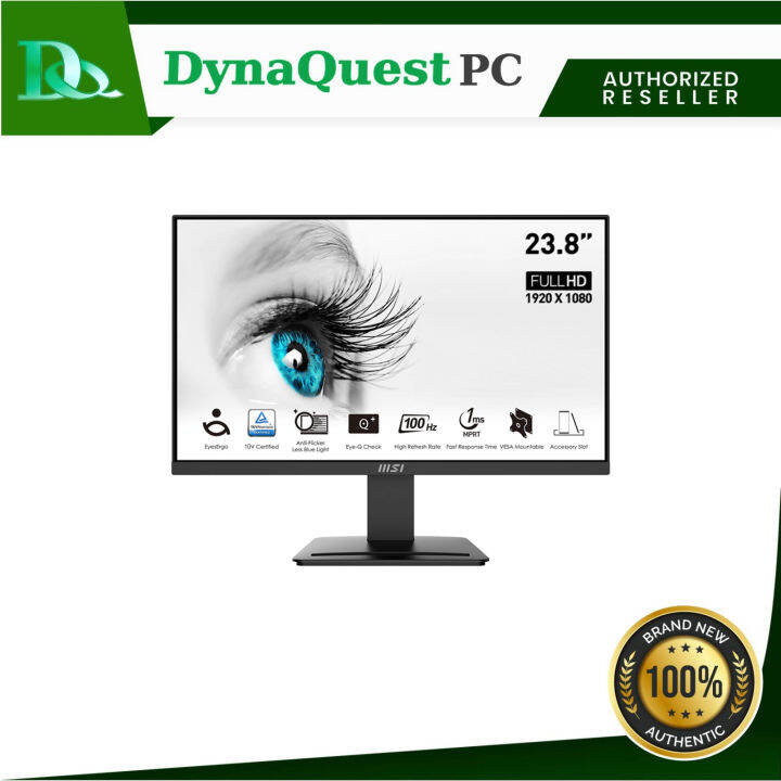 MSI PRO MP2412 23.8" VA 100Hz 1920X1080 1ms Freesync Professional ...