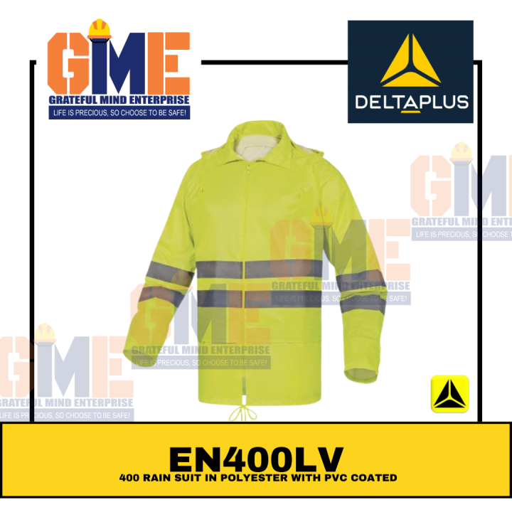 RAINCOAT/EN400LV/400 RAIN SUIT IN POLYESTER WITH PVC COATED | Lazada PH