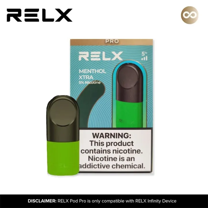 RELX Pod Pro MENTHOL EXTRA for INFINITY DEVICE & ESSENTIAL DEVICE ...
