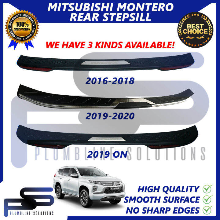 Rear Stepsill for Mitsubishi Montero Sport GLS / GT / GLX 2016 2017 ...