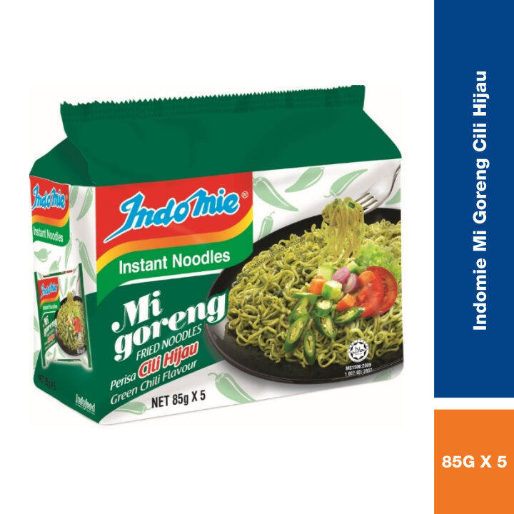 Indomie Mi Goreng Fried Instant Noodles Cili Hijau 85G X 5 | Lazada