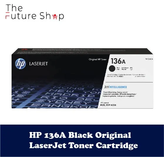 HP 136A Black Original LaserJet Toner Cartridge ( W1360A ) | Lazada