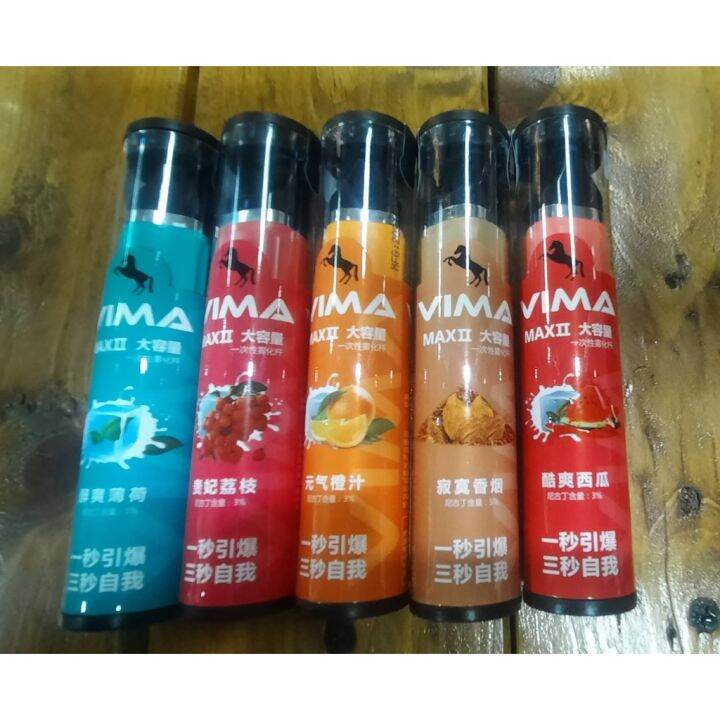 VIMA MAX II DISPOSSABLE 1600 PUFFS BUY 1 TAKE 1 (RANDOM ONLY) | Lazada PH