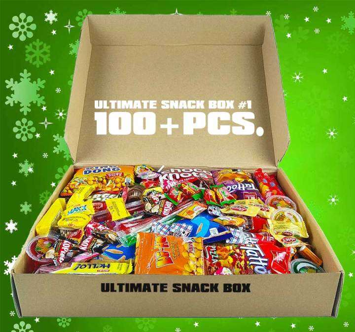 ULTIMATE SNACK BOX GIFT BOX 100+ PCS ASSORTED CANDIES + SWEETS ...