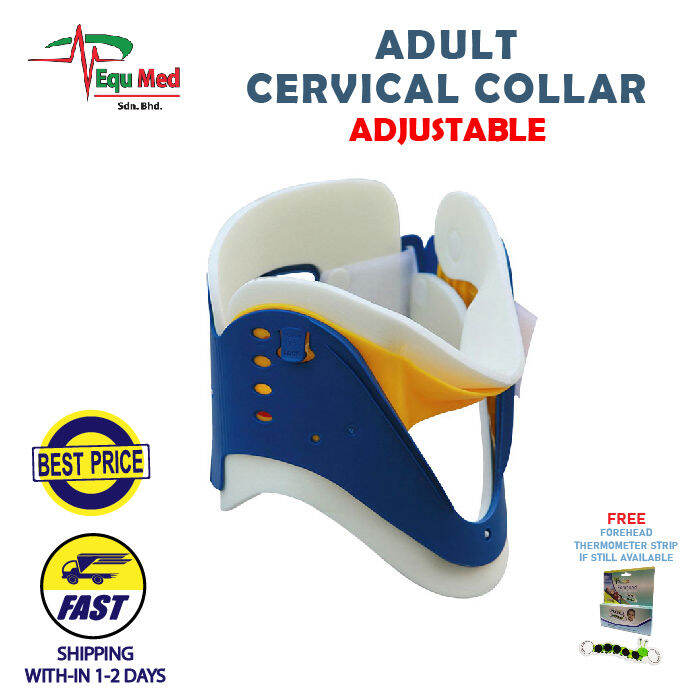 ADULT Cervical Traction Device Support Brace Adjustable Strecher ...