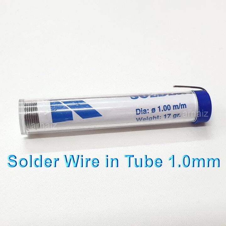Ishikawa Soldering Lead Solder Wire in Tube 1.0mm QUICK MELT 60/40 ...