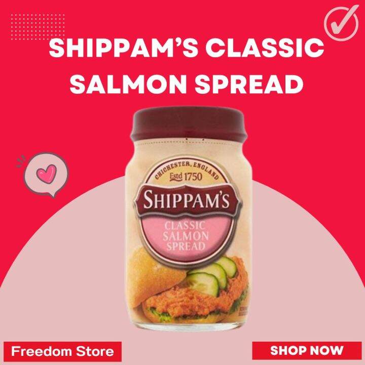 ขายดีตลอดกาล Shippam’s Classic Salmon Spread 75g ชิพแพมส์ ที่ทาขนมปัง ...