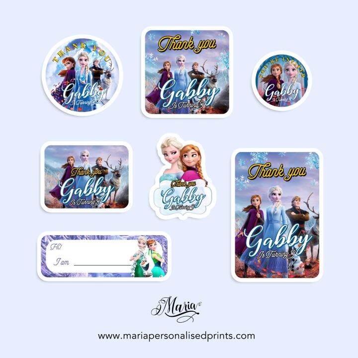Frozen Personalized Sticker Labels | Lazada PH