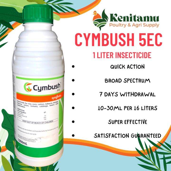 【COD】 CYMBUSH 5EC 1 LITER INSECTICIDE BY SYNGENTA | Lazada PH