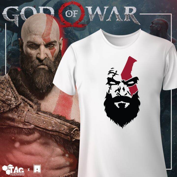 God of War - Kratos Signature Red Tattoo Gaming Shirt | Lazada PH