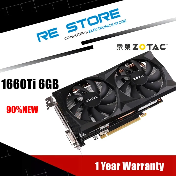 ZOTAC GTX 1660Ti 6GB GAMING Video Cards GTX1660 Ti 6G GPU Graphic Card ...