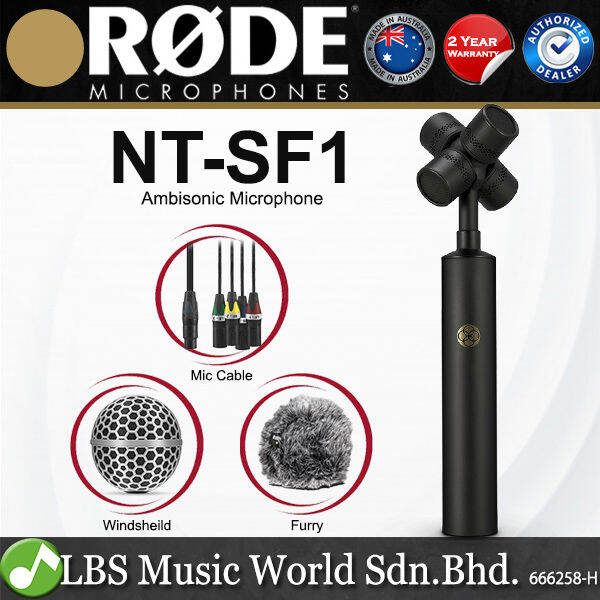 Rode NT-SF1 Ambisonic Condenser Microphone with 4 Subcardioid Capsules ...