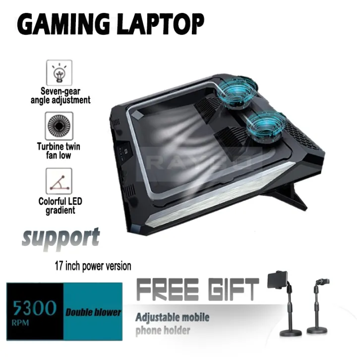 【PH STOCK 】IETS GT300 Laptop Cooling Pad for 14-17inch computer RGB ...