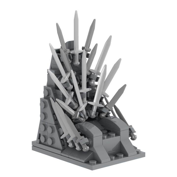 A Song Of Ice And Fire Iron Throne MOC Building Blocks Game Of Thrones ...