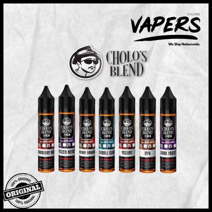 [AUTHENTIC] Cholos Blend Saltnic 20ml | Cholos Blend Salts Premium ...